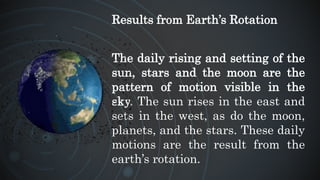 rotation and revolution powepoint presentation for grade 6 | PPTX