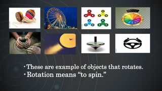 rotation and revolution powepoint presentation for grade 6 | PPTX