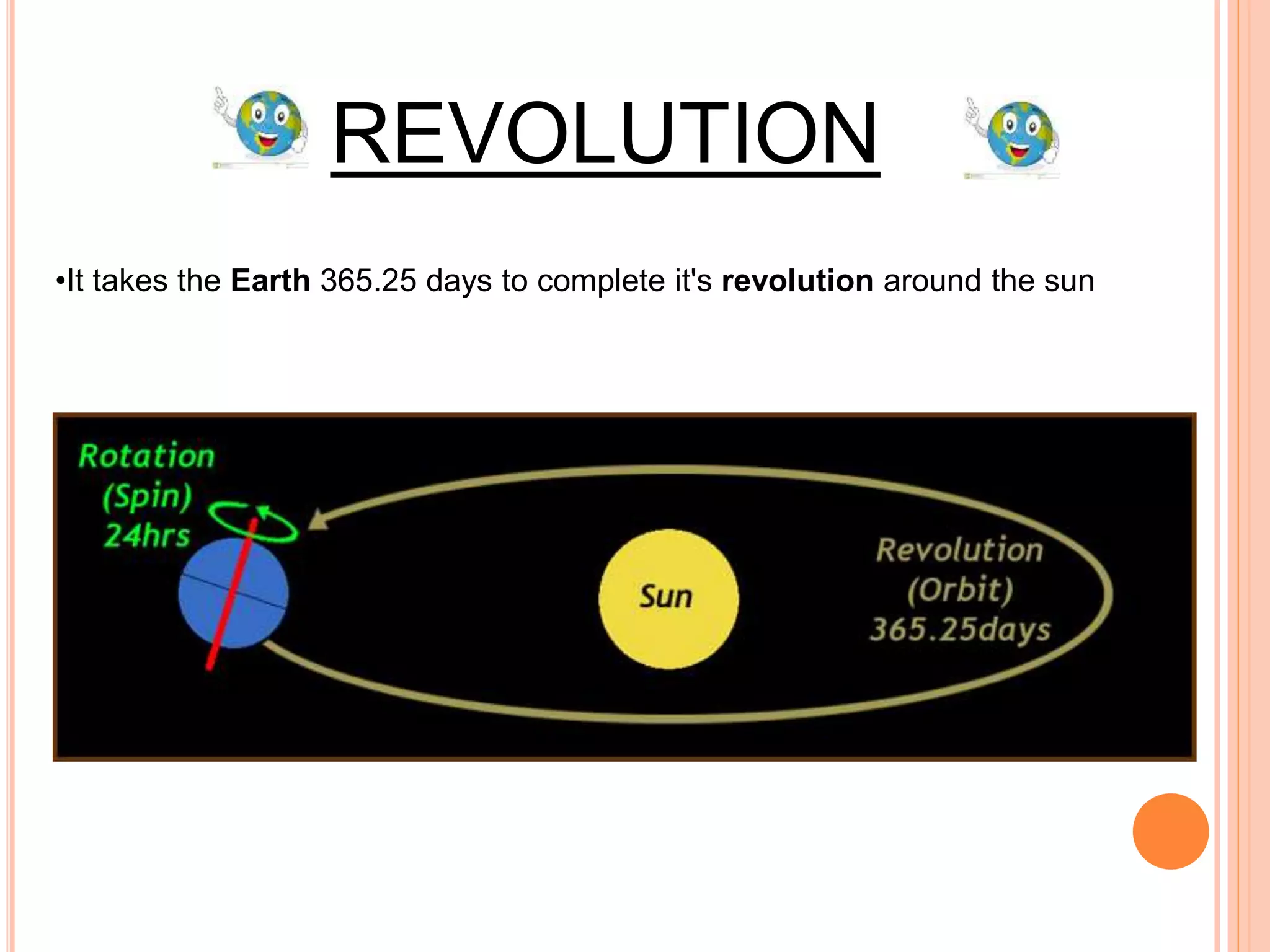 Rotation and revolution of earth | PPTX