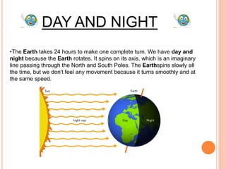 Rotation and revolution of earth | PPTX