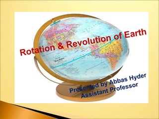 Rotation and Revolution of Earth.ppt