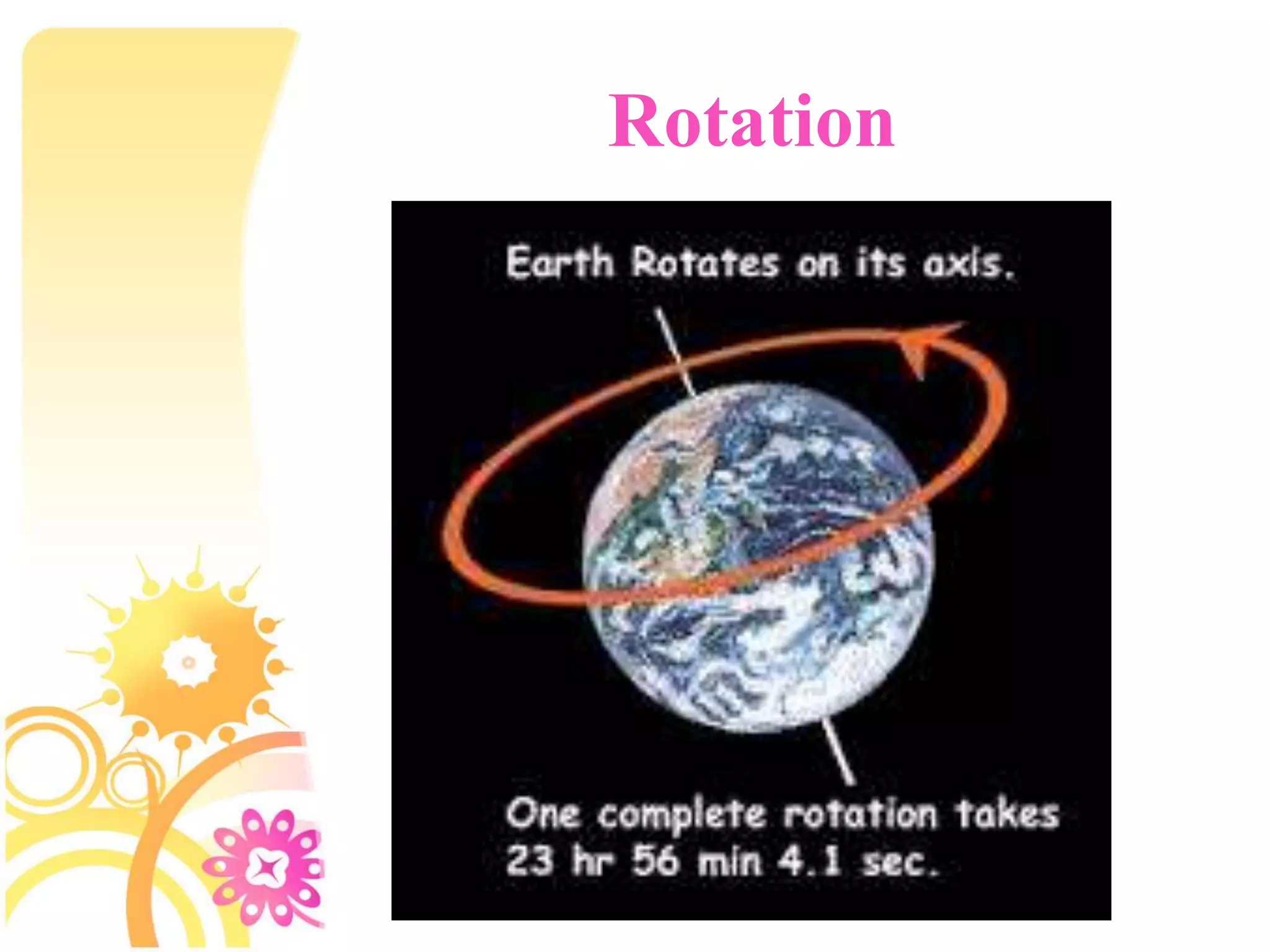Rotation and revolution powerpoint | PPTX