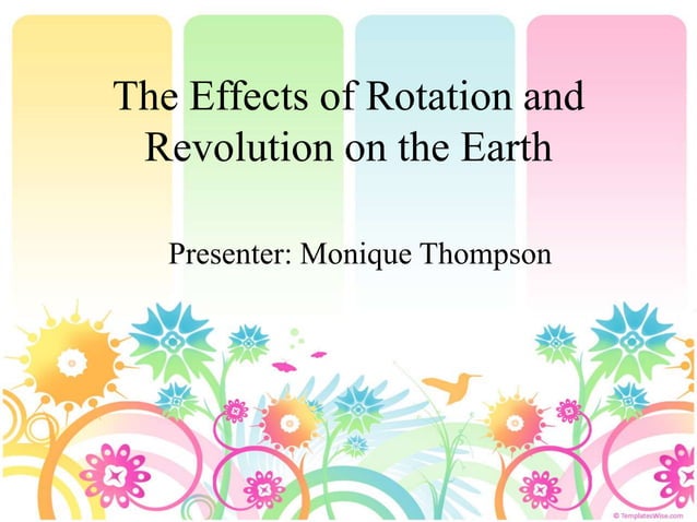 Rotation and revolution powerpoint | PPTX | Weather | Science