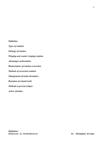 Rotation in orthodontics.docx