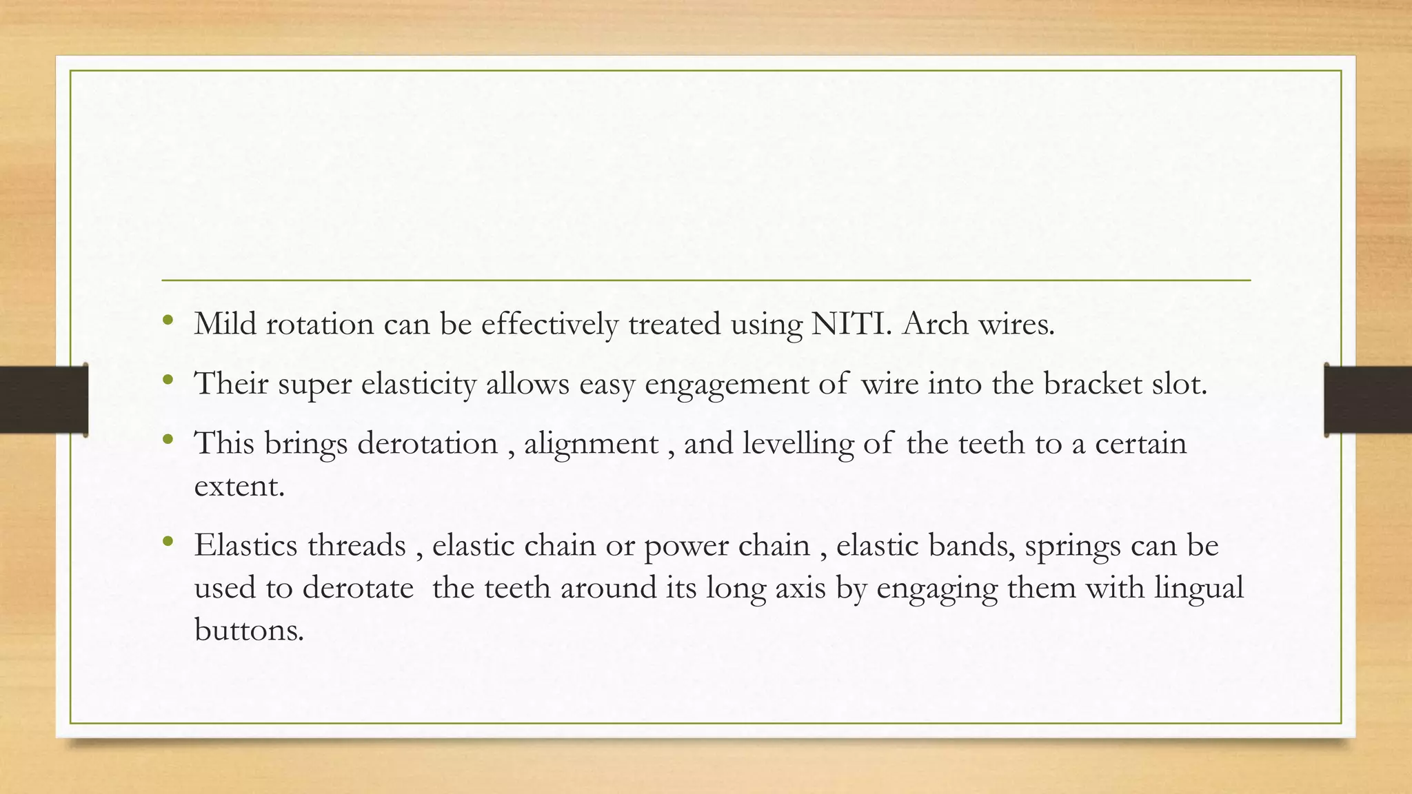 Rotation of teeth & its management | PPTX