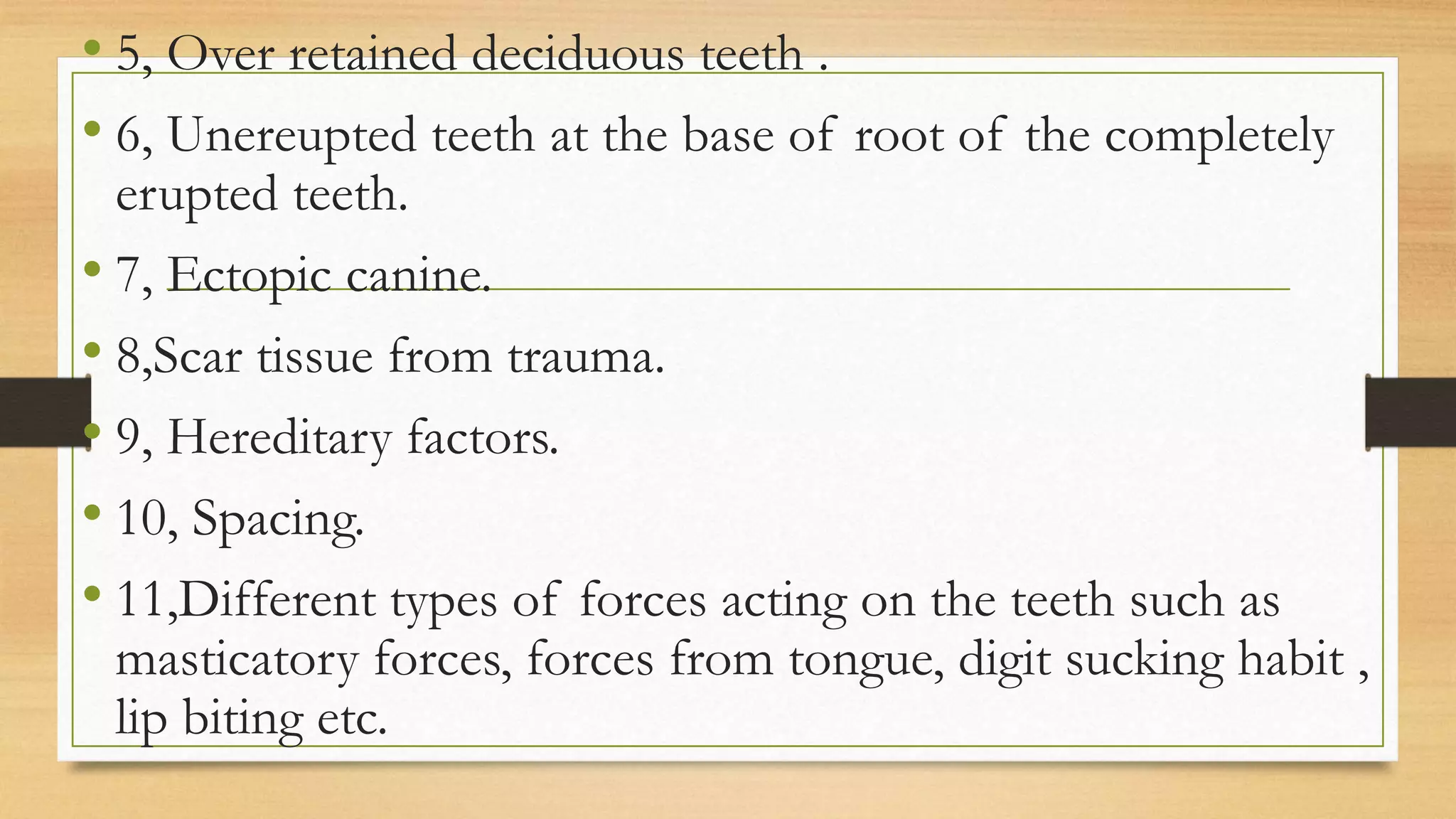 Rotation of teeth & its management | PPTX