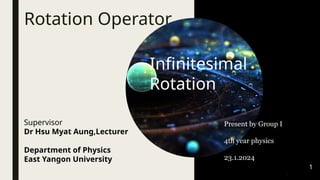 Rotation Operator quantum mechanics.pptx