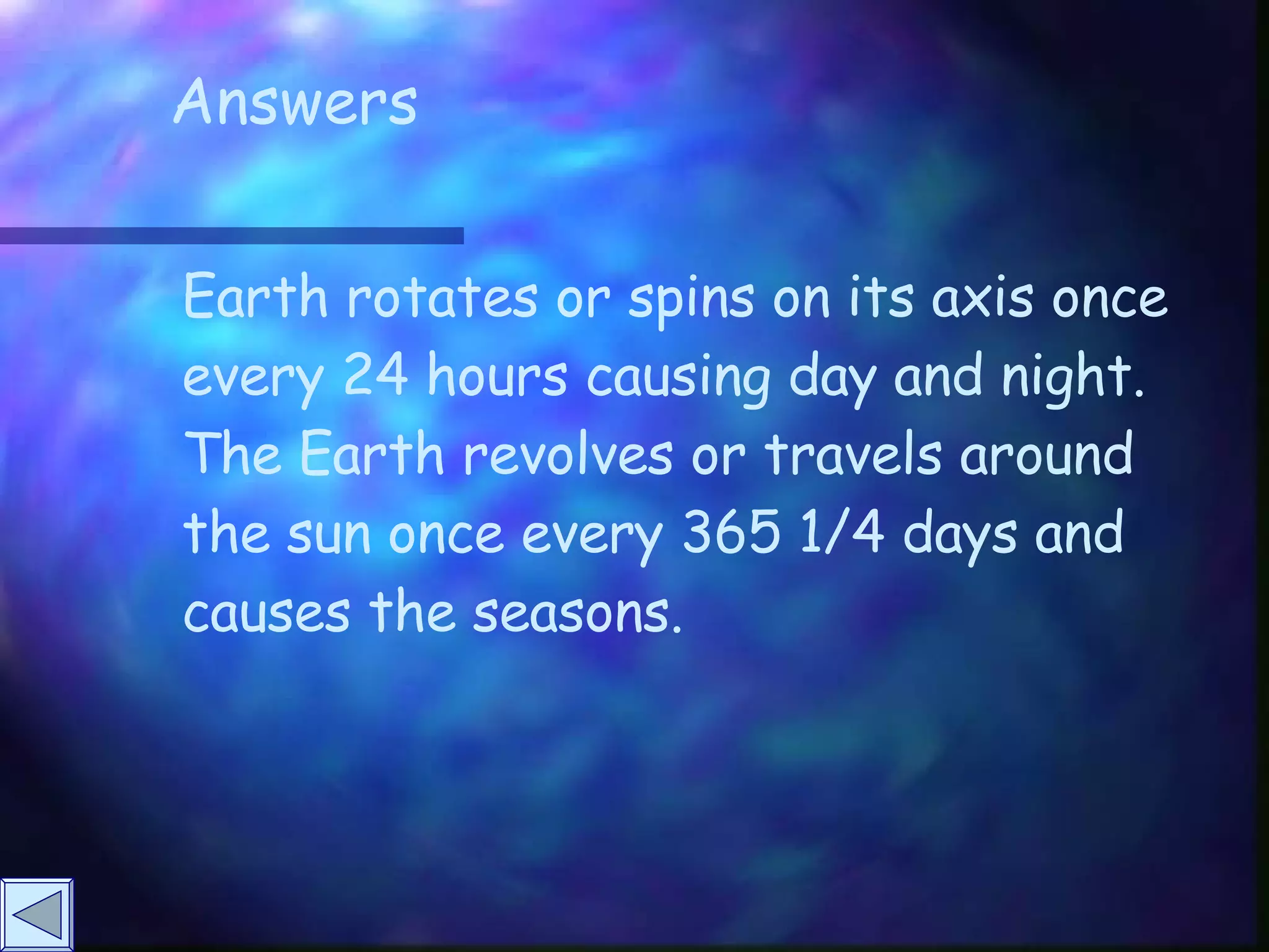 Rotation and Revolution | PPT