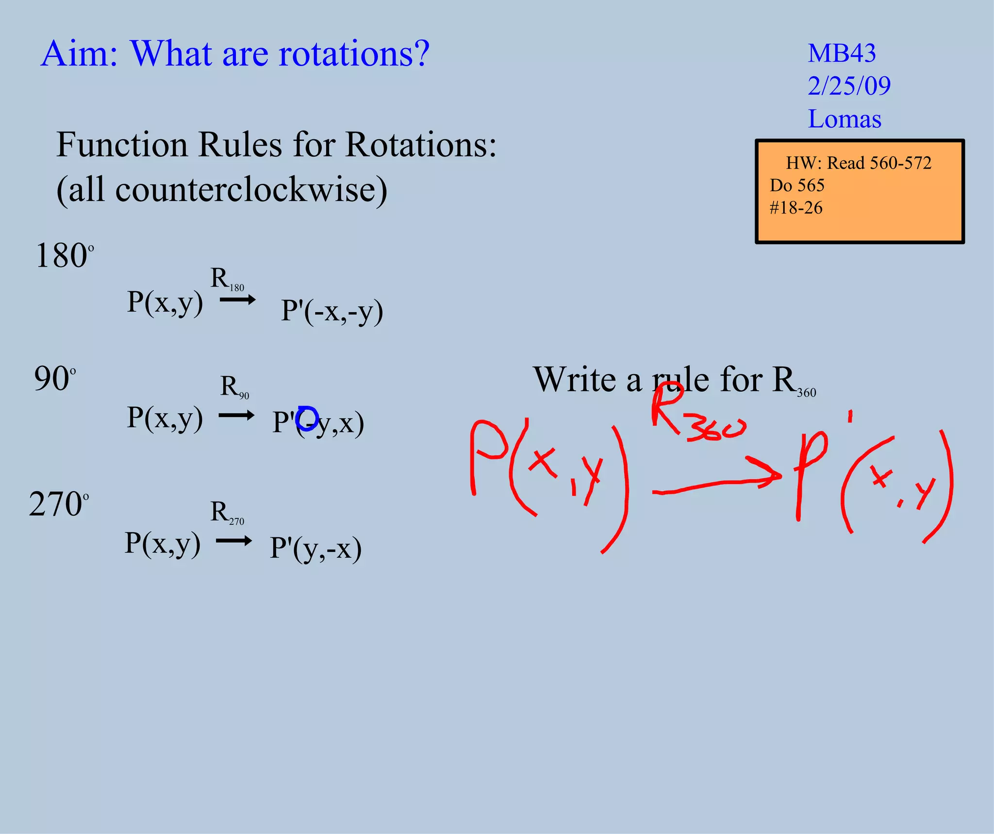 Rotations | PPT