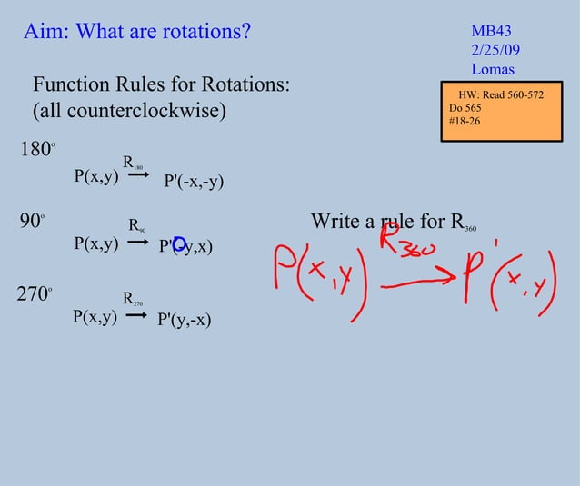 Rotations | PPT