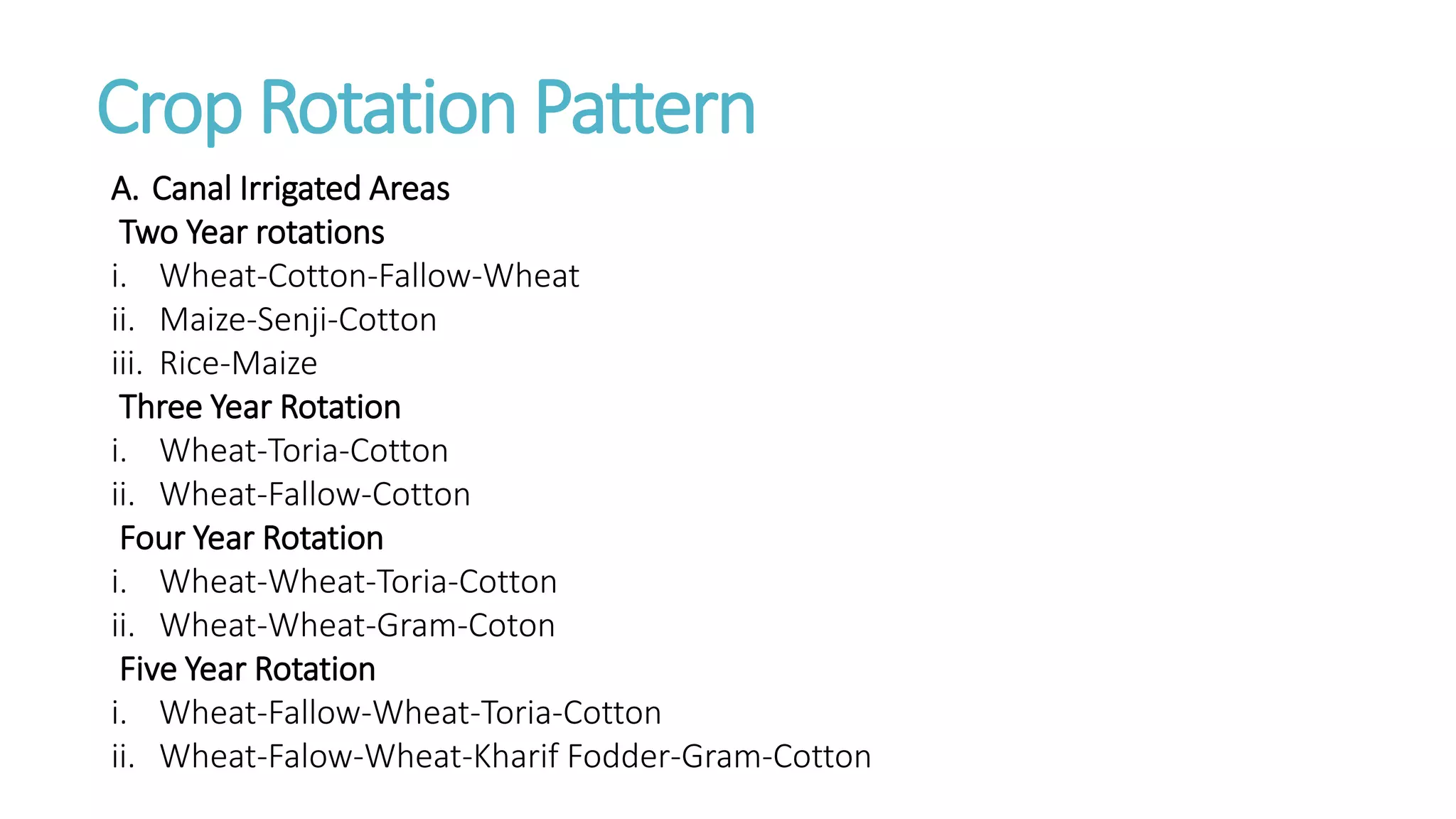 Rotations and farming systems | PPTX