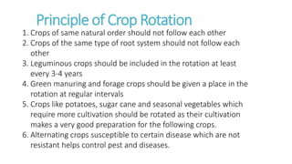 Rotations and farming systems | PPTX