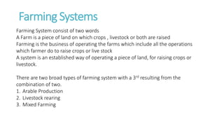 Rotations and farming systems | PPTX