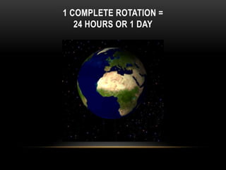 Rotation vs revolution | PPTX