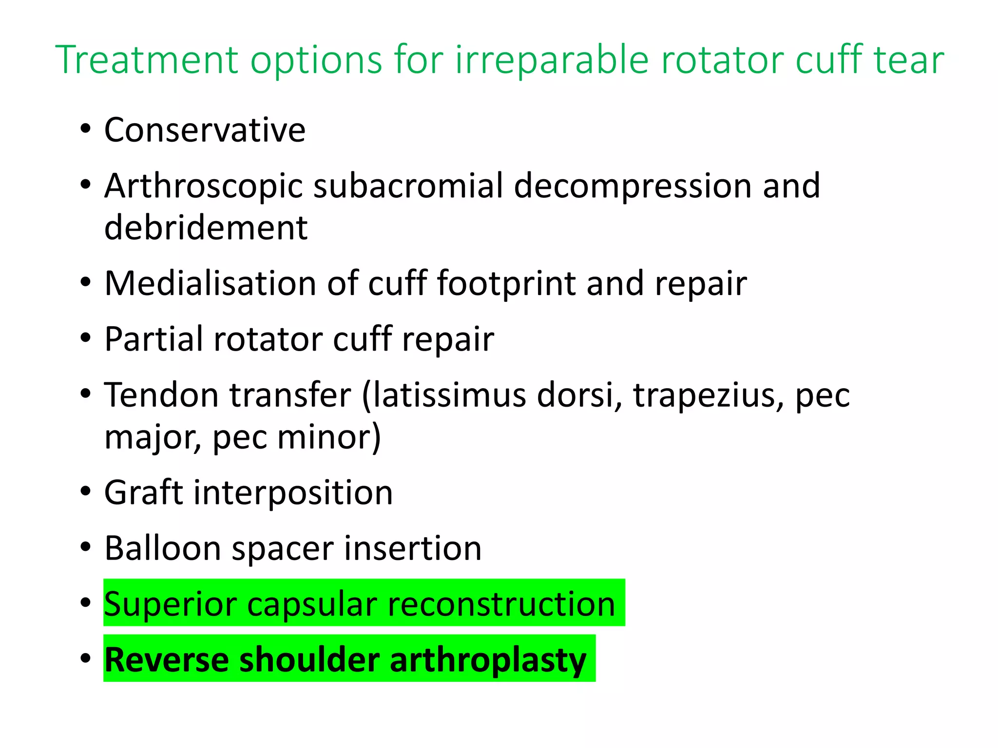 Rotator cuff disorders, bicipital tendinopathies | PPTX