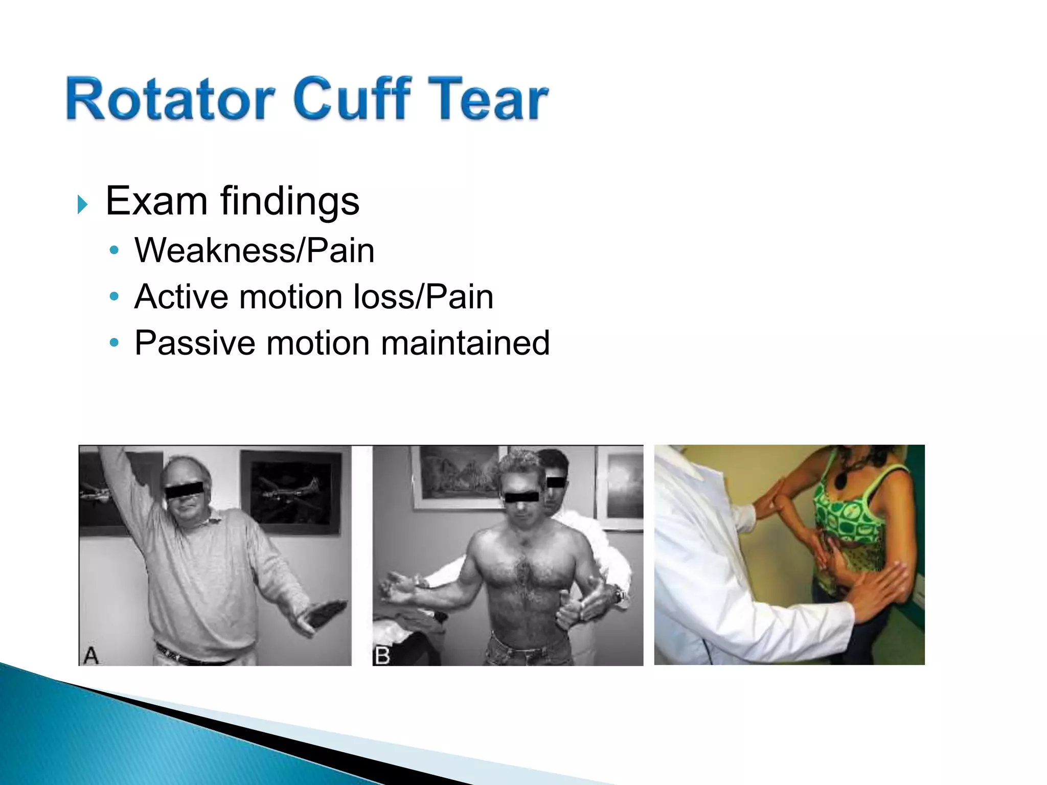 Rotator cuff disorder | PPTX