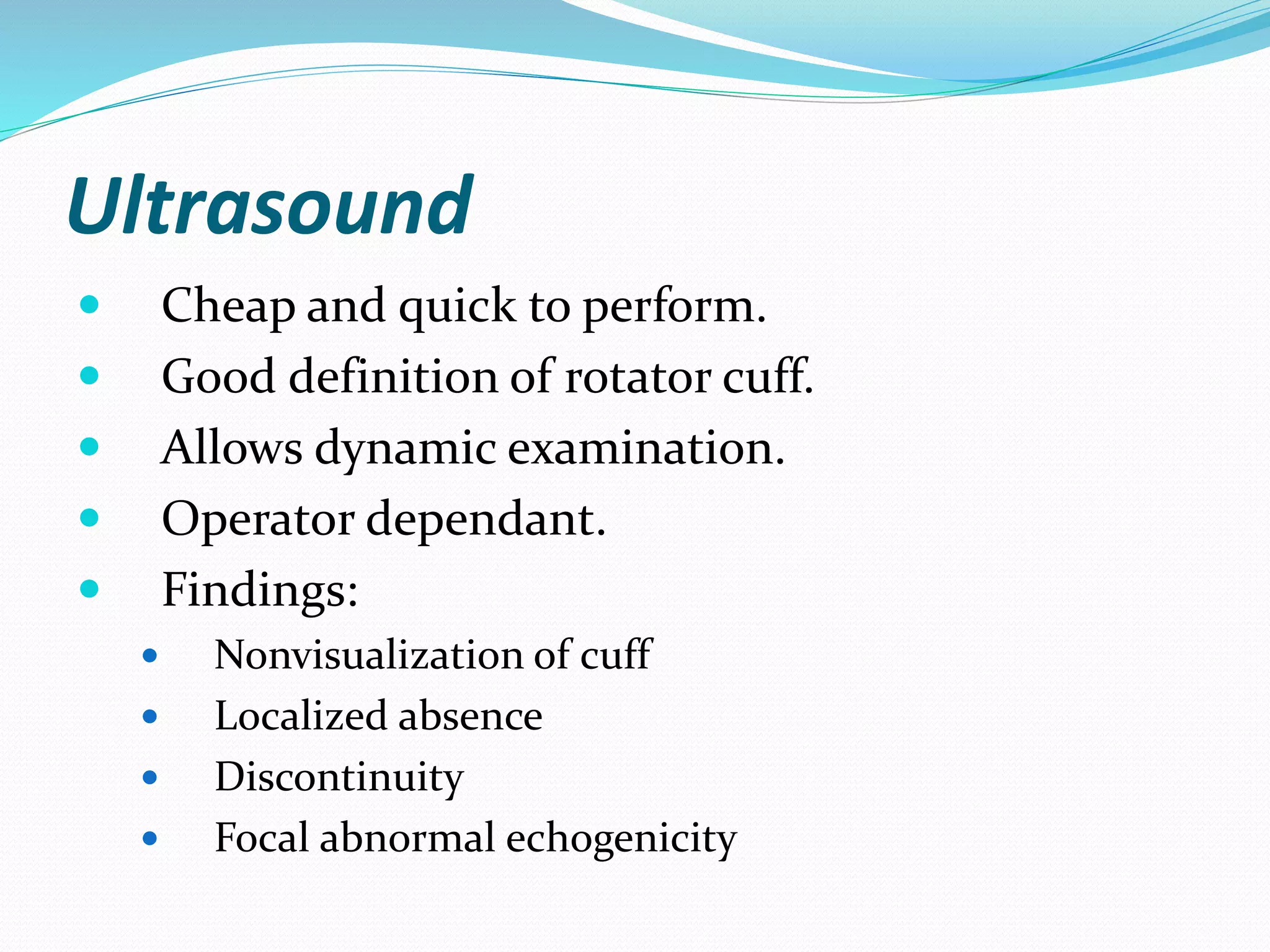 Rotator cuff injuries | PPTX