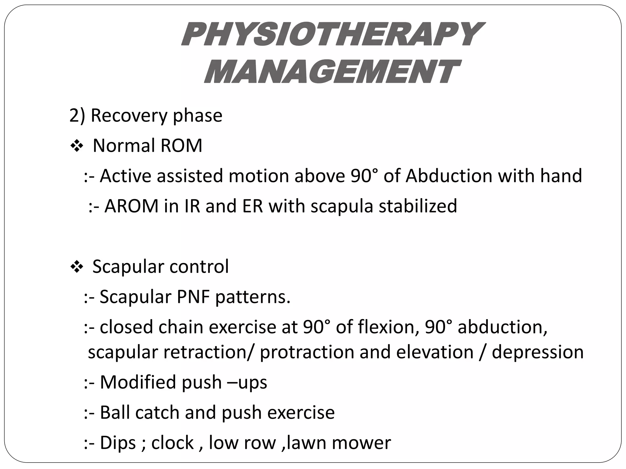 Rotator cuff injuries | PPTX