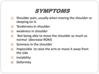 Rotator cuff injuries | PPTX