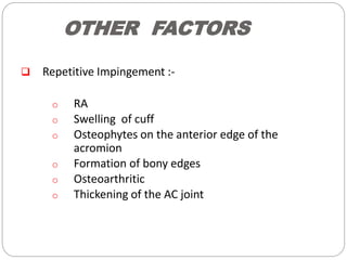 Rotator cuff injuries | PPT