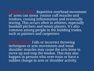 rotator cuff injuries IN DAY TO DAYLIFE .pptx