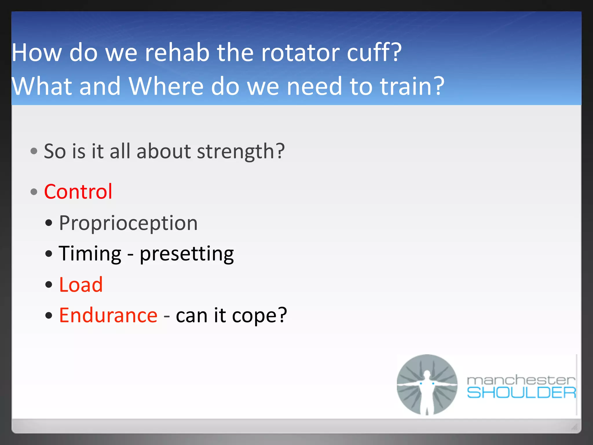 A practical guide to Rotator Cuff Rehab | PDF