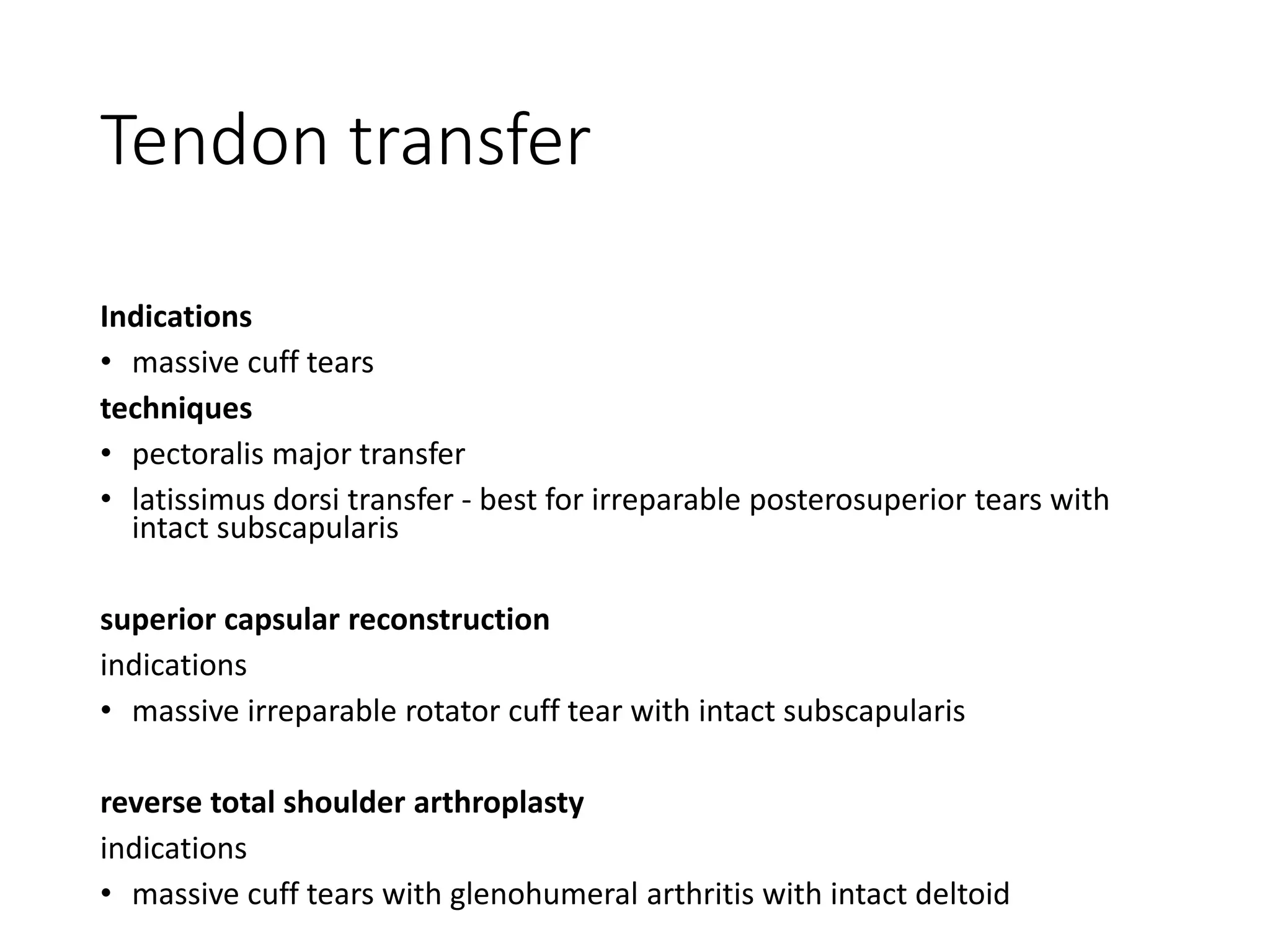 Rotator cuff tear | PPTX