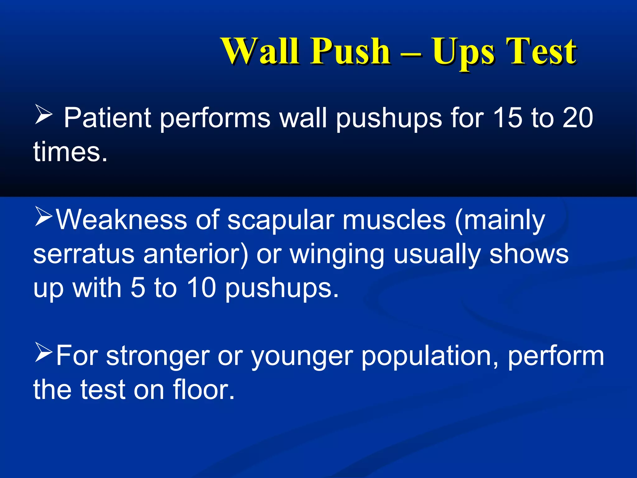 Rotatory cuff syndrome & Scapular Dyskinesia | PPT