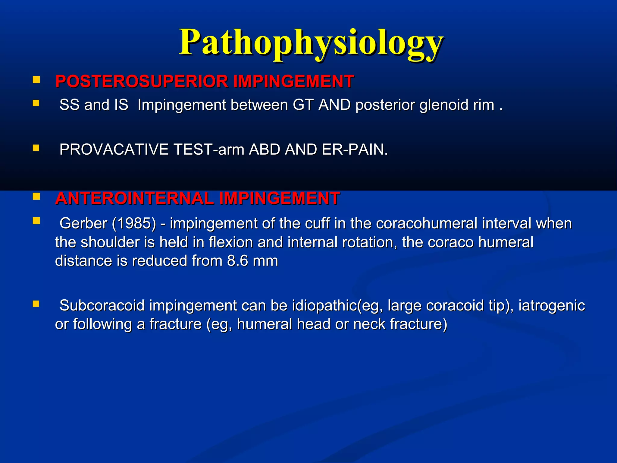 Rotatory cuff syndrome & Scapular Dyskinesia | PPT