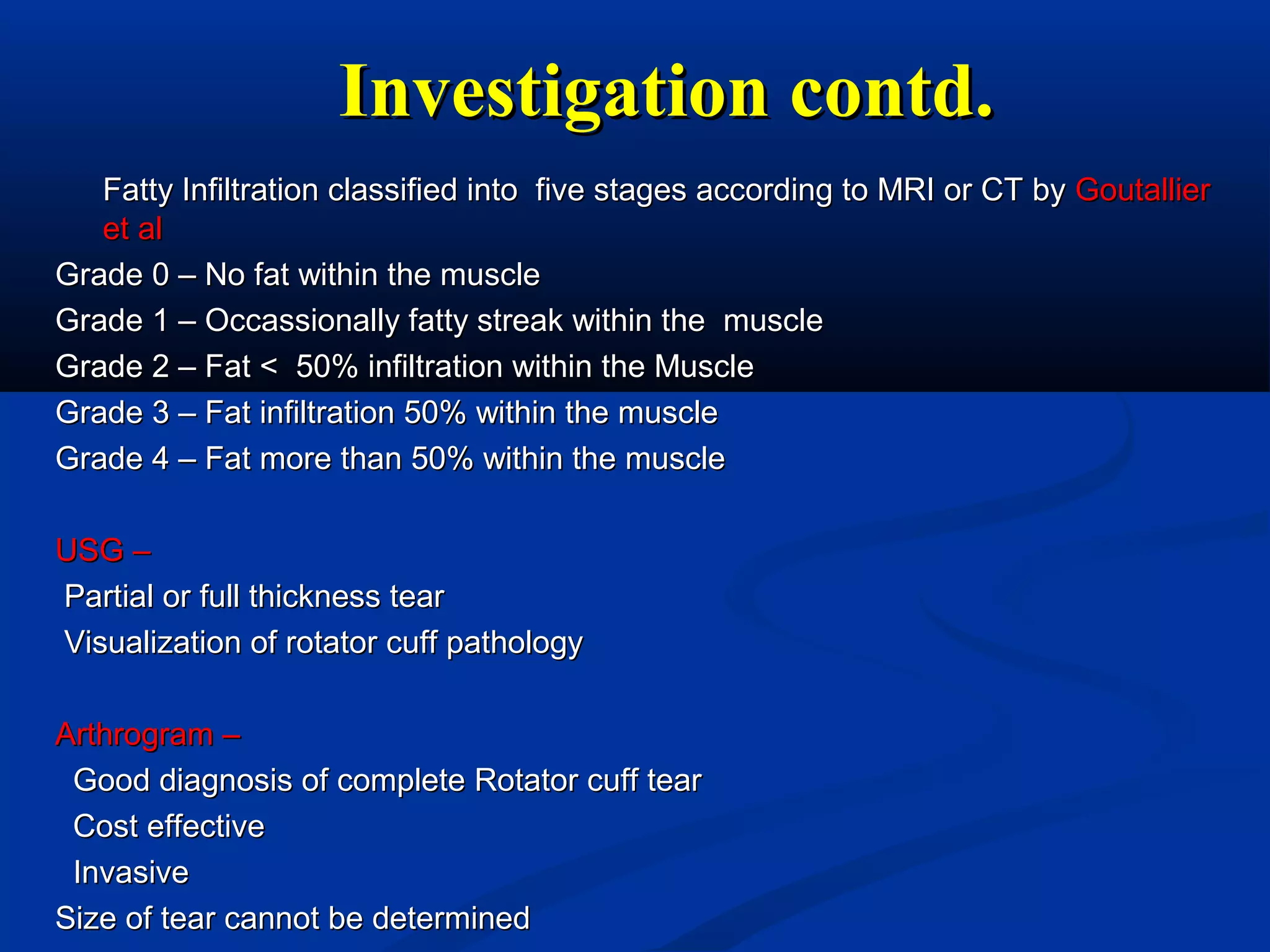Rotatory cuff syndrome & Scapular Dyskinesia | PPT
