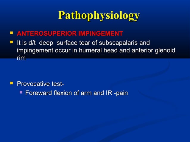 Rotatory cuff syndrome & Scapular Dyskinesia | PPT