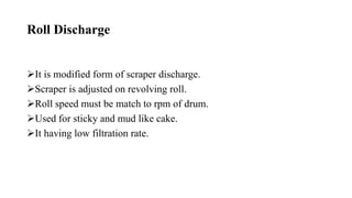 Rotatory drum vacuum filter | PPTX