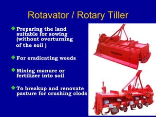 presentation on Rotavator | PPT