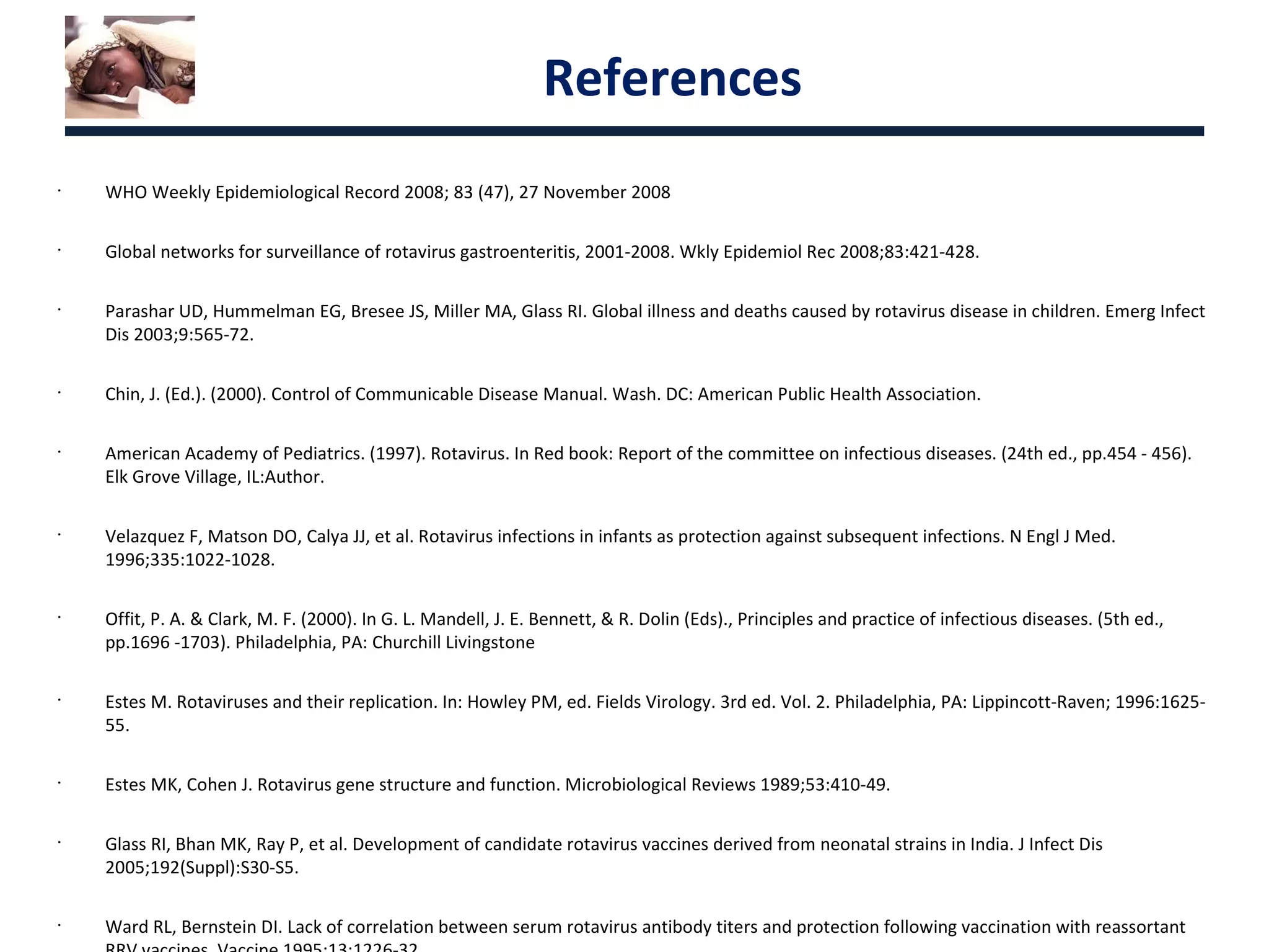 Rotavirus prevention and control | PPT