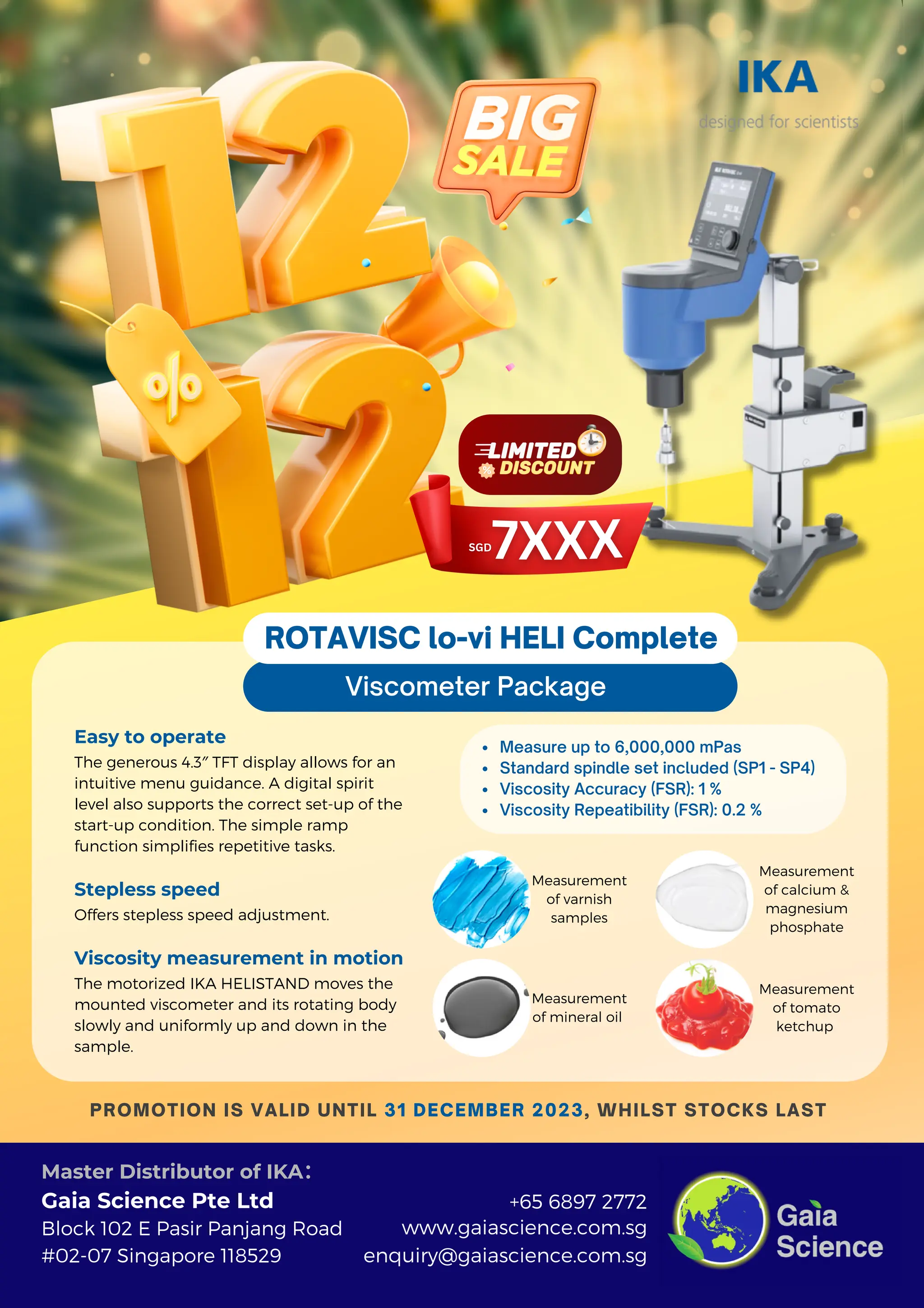 ROTAVISC lo-vi HELI Complete Viscometers | PDF