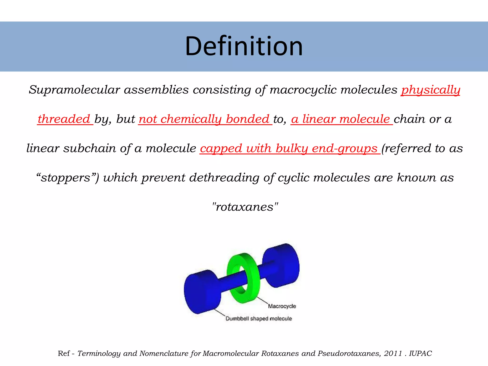 Rotaxanes | PDF