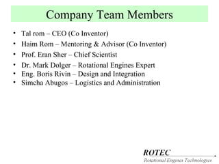 Rotec Engine Brief | PPT