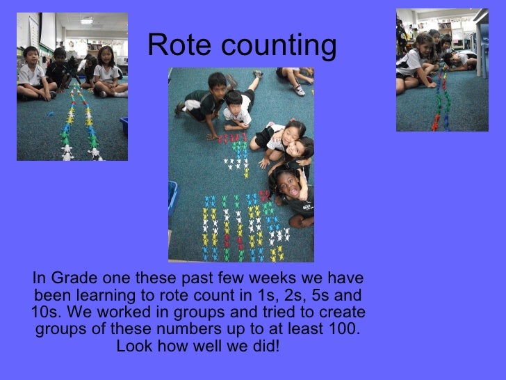 Rote Counting