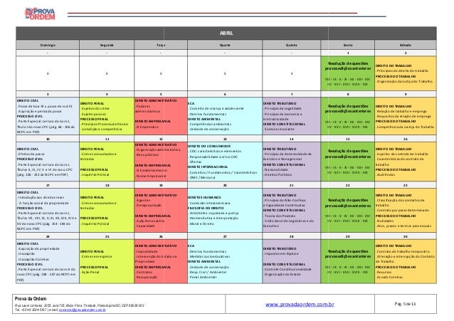 Roteiro estudos-120dias-xx-exame-oab-1 fase