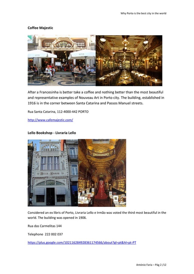 OPORTO CITY by Faria | PDF