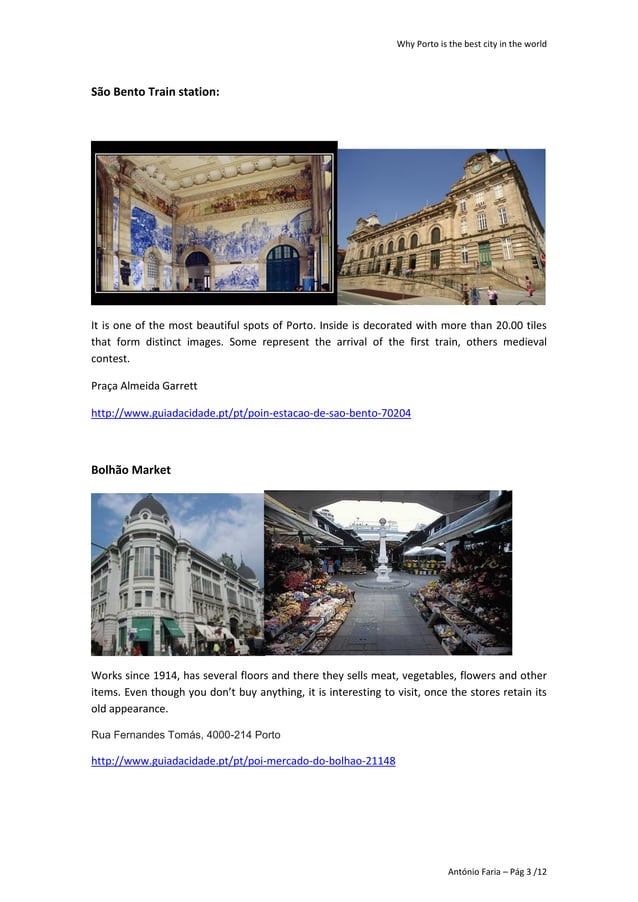 OPORTO CITY by Faria | PDF