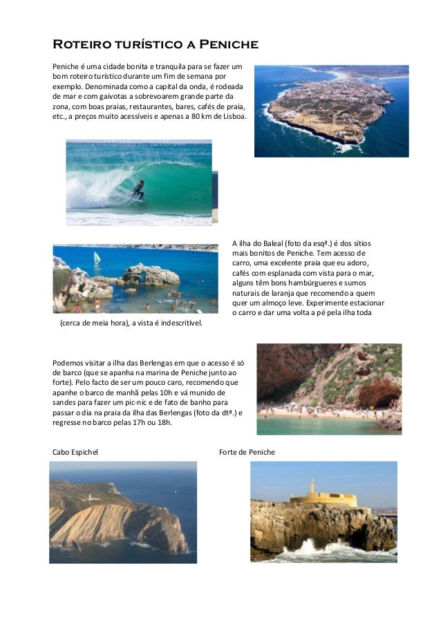 Roteiros turísticos