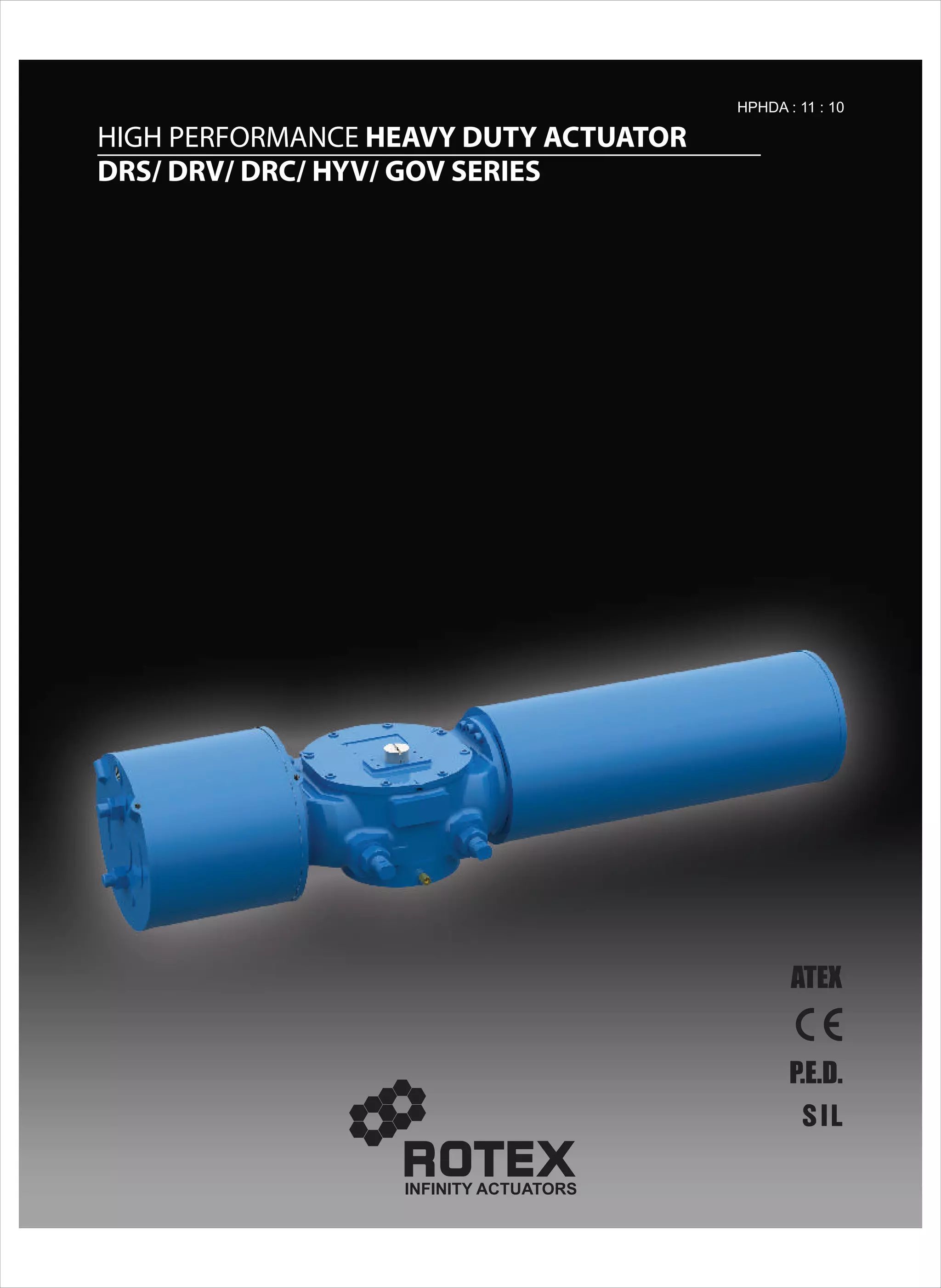 ROTEX Controls Pneumatic Actuator Catalog Models DRC, DRS, and DRV | PDF