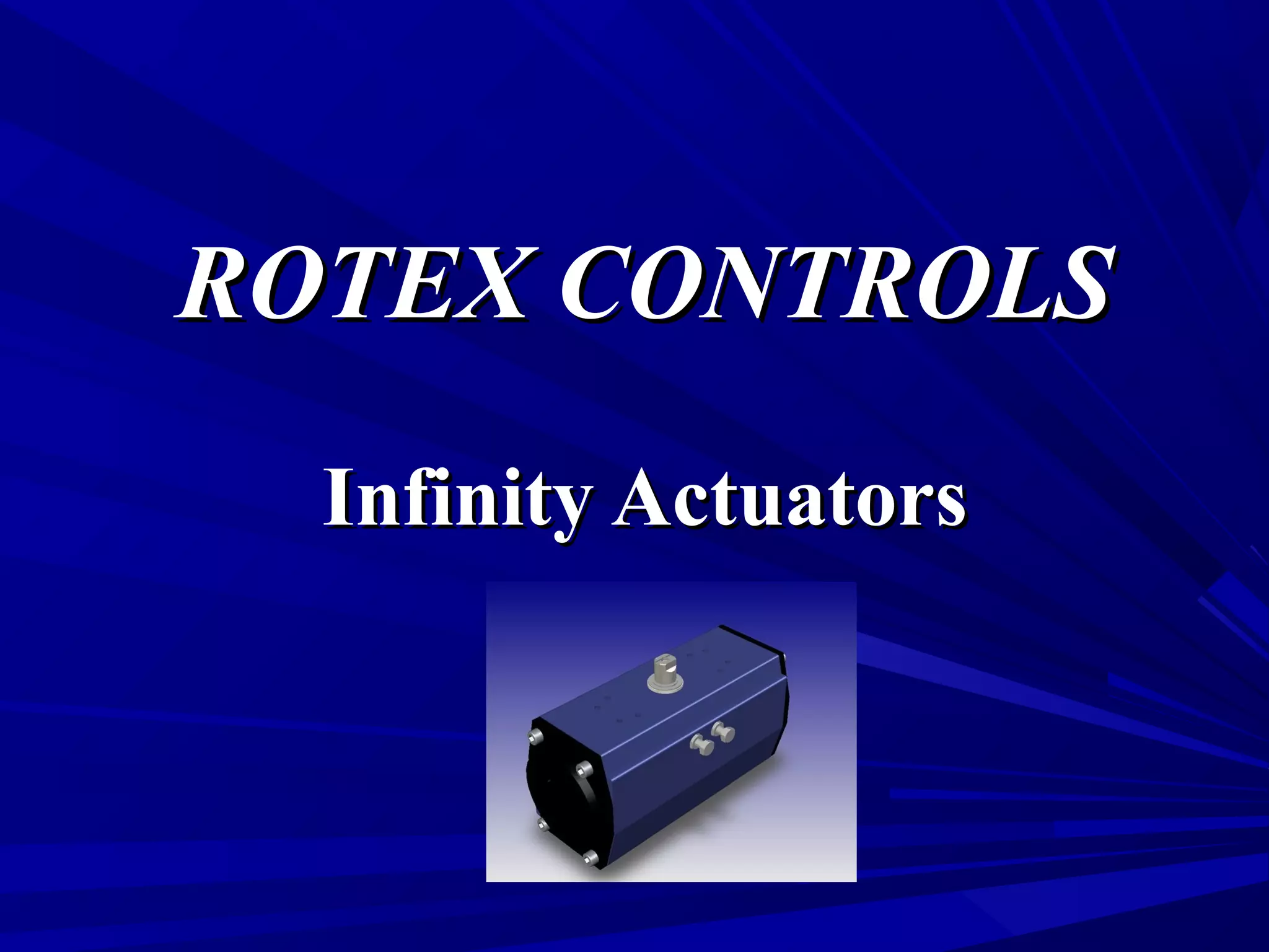 ROTEX Controls USA - Rack & Pinion and Scotch Yoke Actuators | PPT