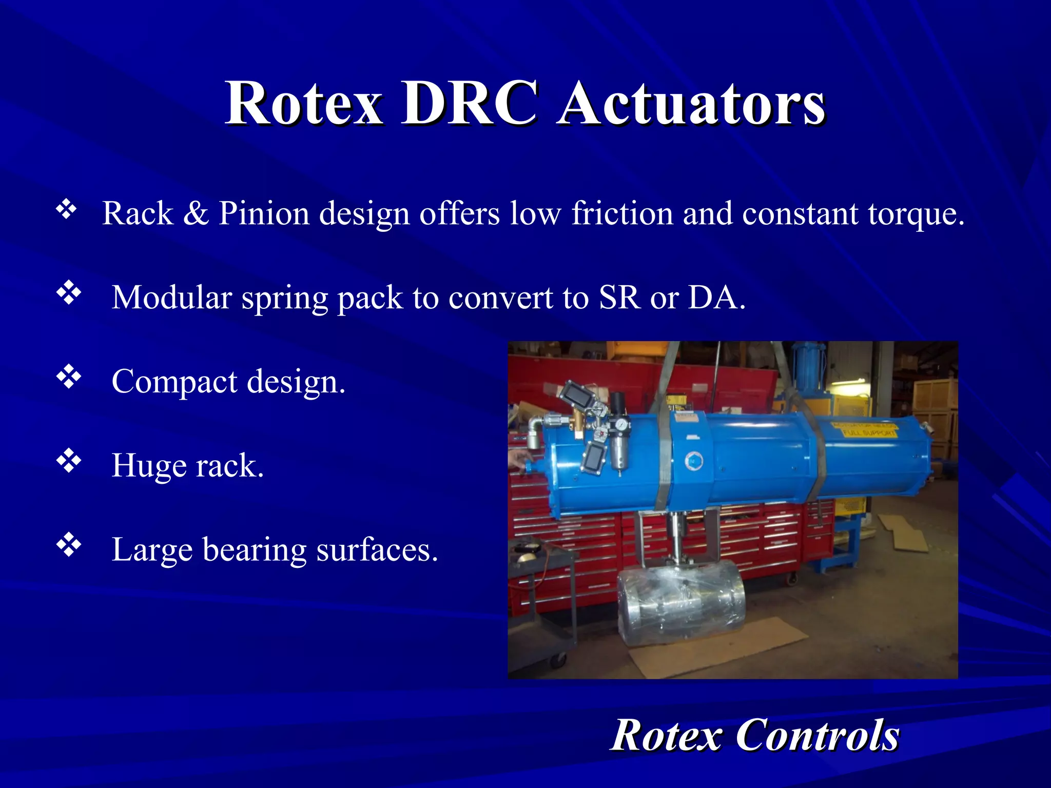 ROTEX Controls USA - Rack & Pinion and Scotch Yoke Actuators | PPT