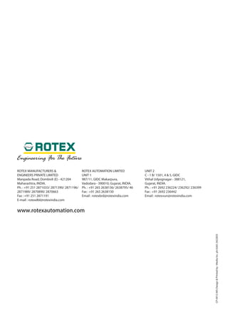 Rotex corporate catalog | PDF