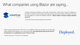 Welcome to Blazor | PPTX
