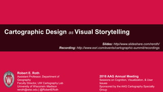 Cartographic Design as Visual Storytelling | PDF