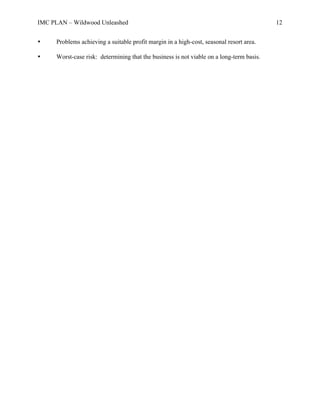 IMC Plan for MBA 7602 at Wilmington University | PDF