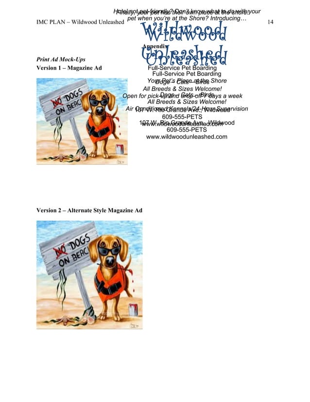 IMC Plan for MBA 7602 at Wilmington University | PDF